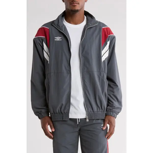 Umbro Relaxed Nylon Track Jacket In Iron Gate - 50% Off | Editorialist